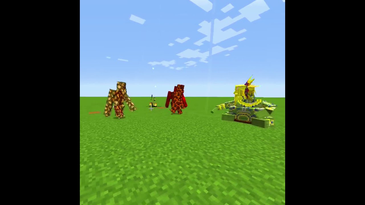 The Sun Chief vs Golems in Minecraft #Shorts #Mutant #Mobs - Minecraft ...