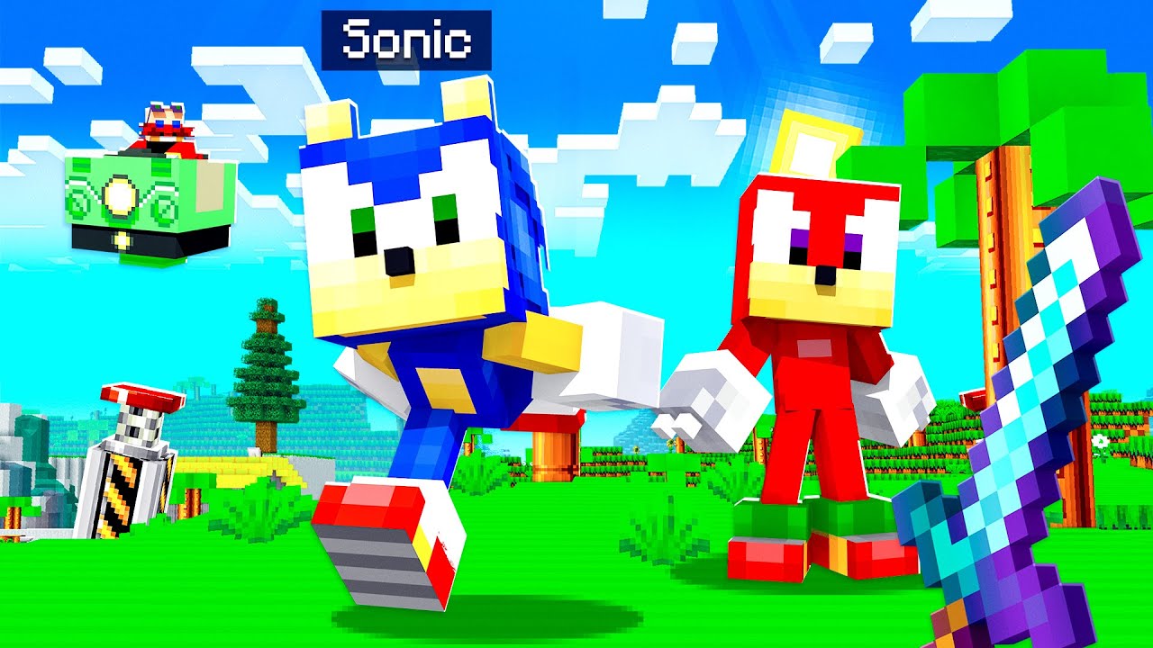 This SONIC MINECRAFT MOD is AMAZING! - Minecraft videos