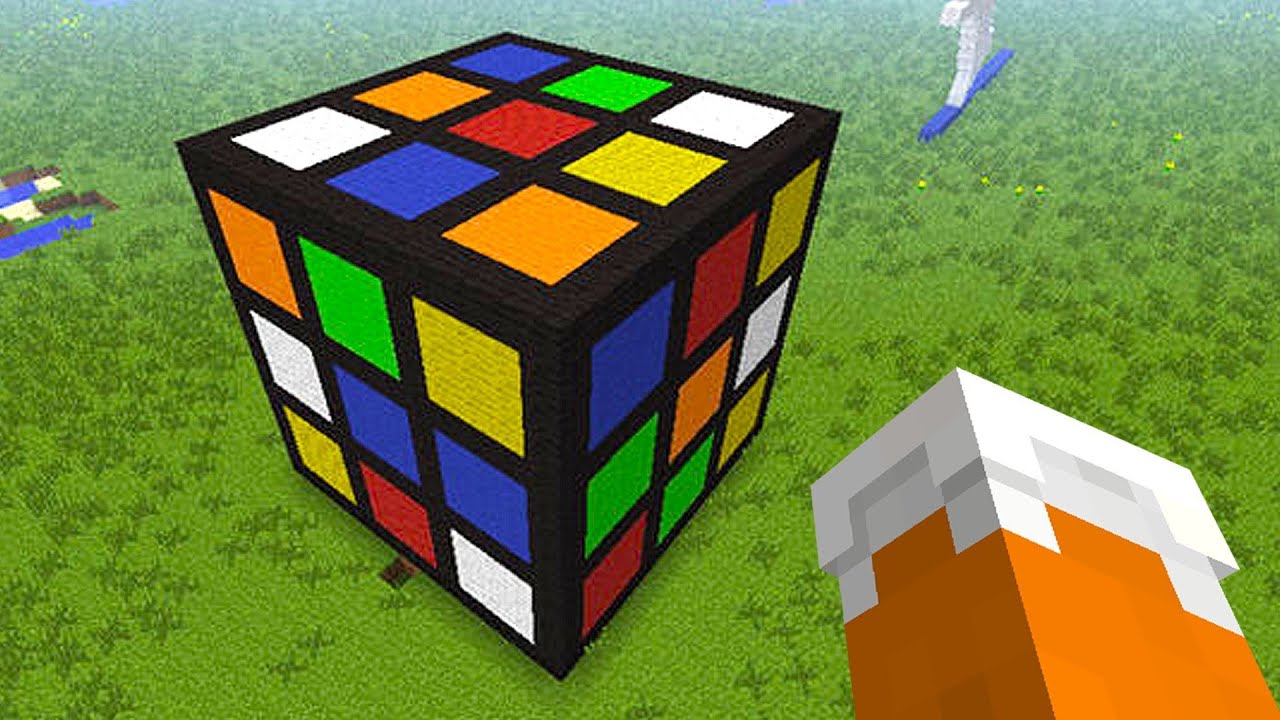 rubik's cube in minecraft? #shorts - Minecraft videos