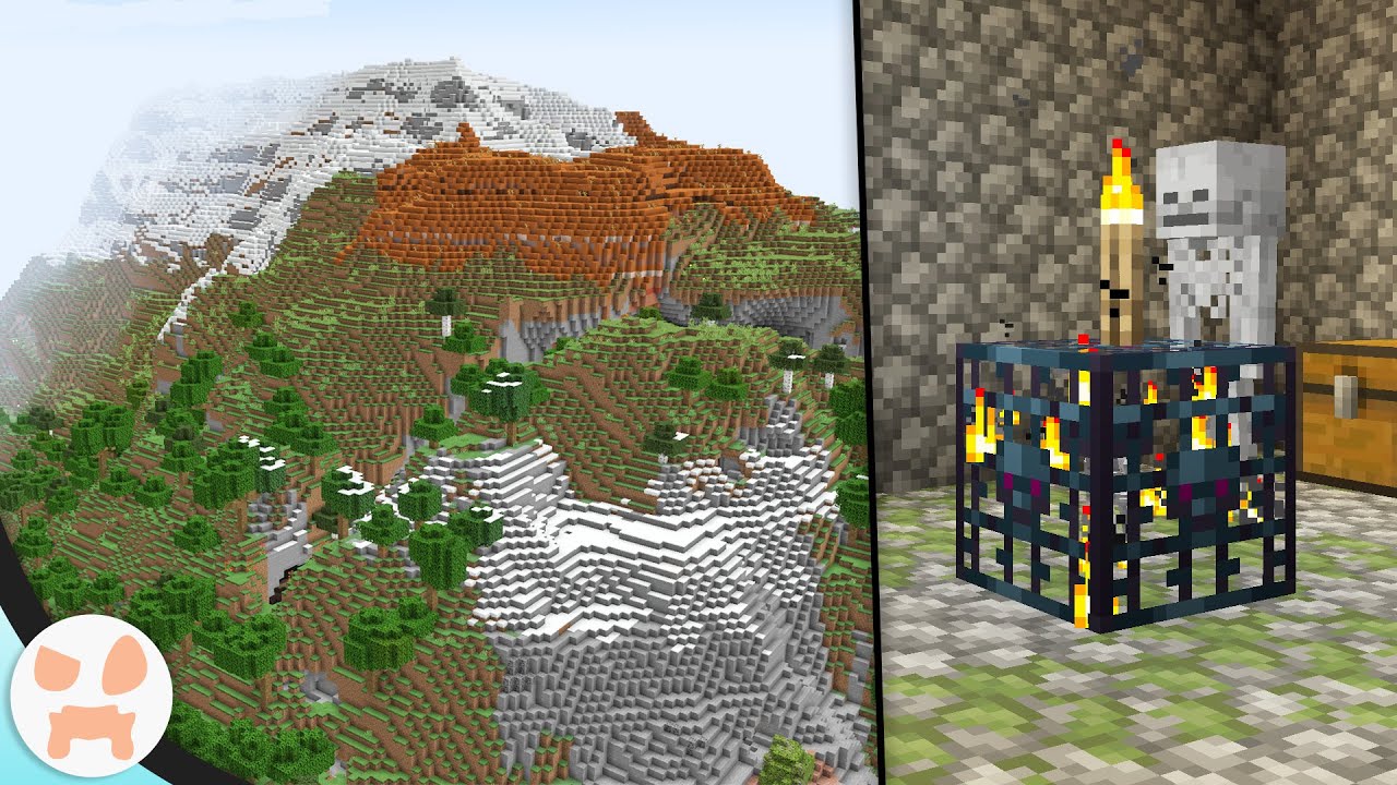 Bigger Mountains, Stronger Spawners, and More! | Minecraft 1.18 ...