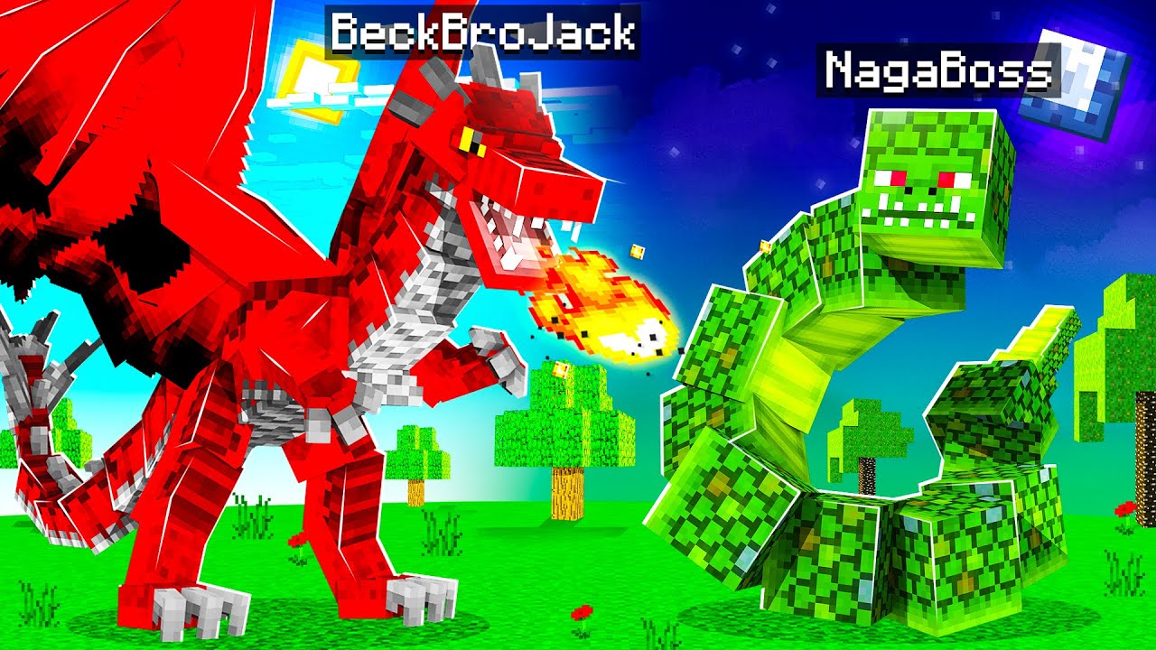 Destroying CUSTOM BOSSES in MINECRAFT! - Minecraft videos