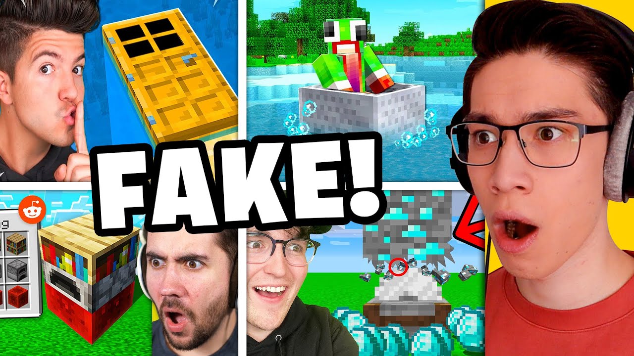 Exposing Minecraft YouTubers That Are 100% Clickbait - Minecraft videos