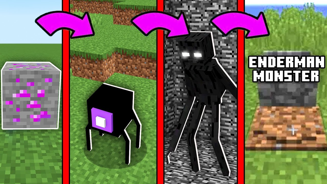 HOW ENDERMAN MONSTER AND ITS LIFE CYCLE CHANGED IN MINECRAFT ...
