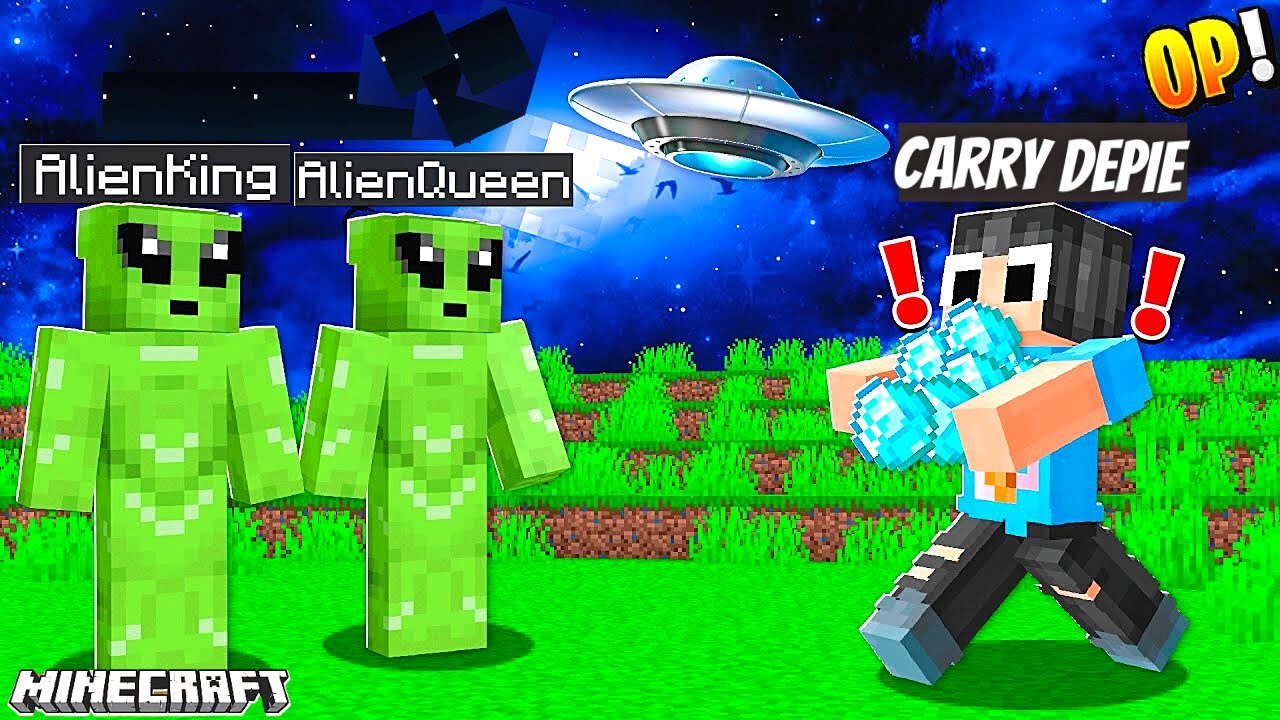 I Found Aliens On Moon in Minecraft !! - Minecraft videos