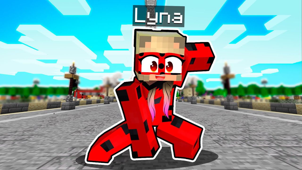 ME CONVIERTO EN LADYBUG EN MINECRAFT - Minecraft videos