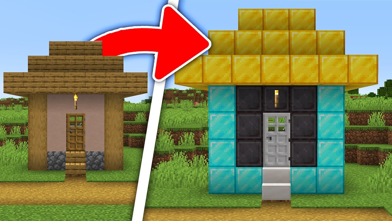 Minecraft, But You Can Upgrade Structures - Minecraft videos