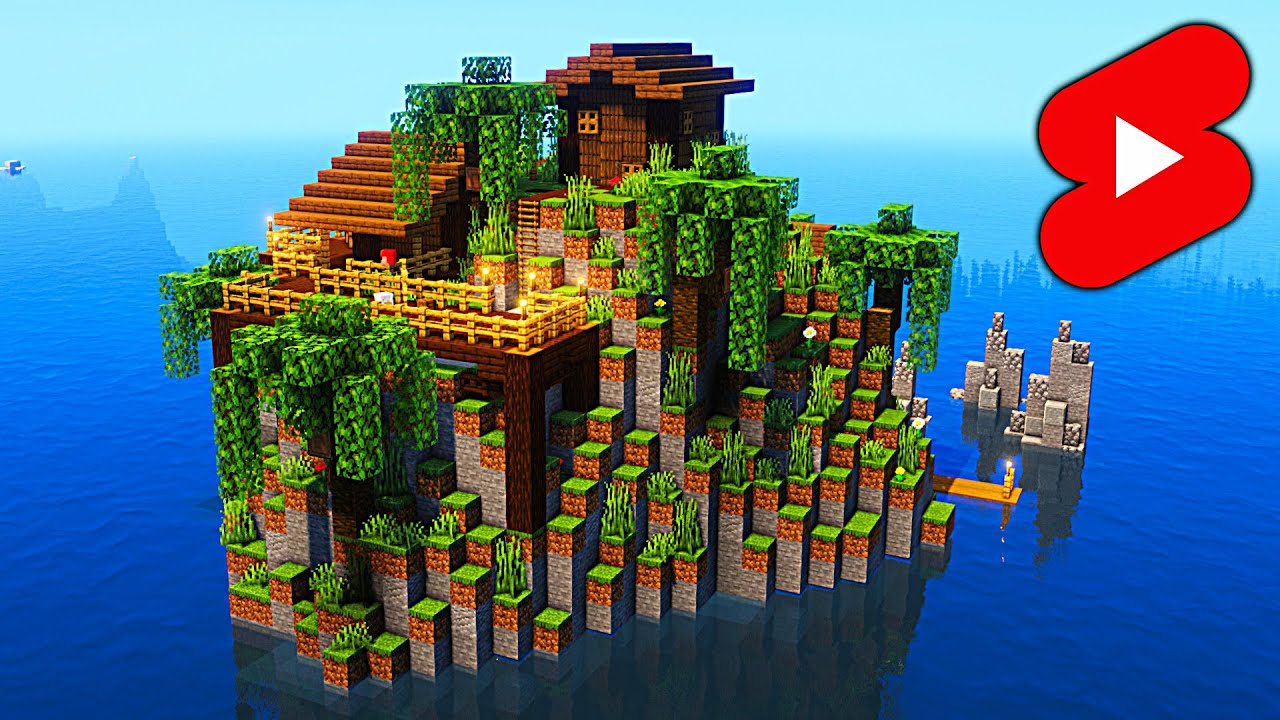 Minecraft: PIRATE HIDEOUT | Minecraft Timelapse #Shorts - Minecraft videos