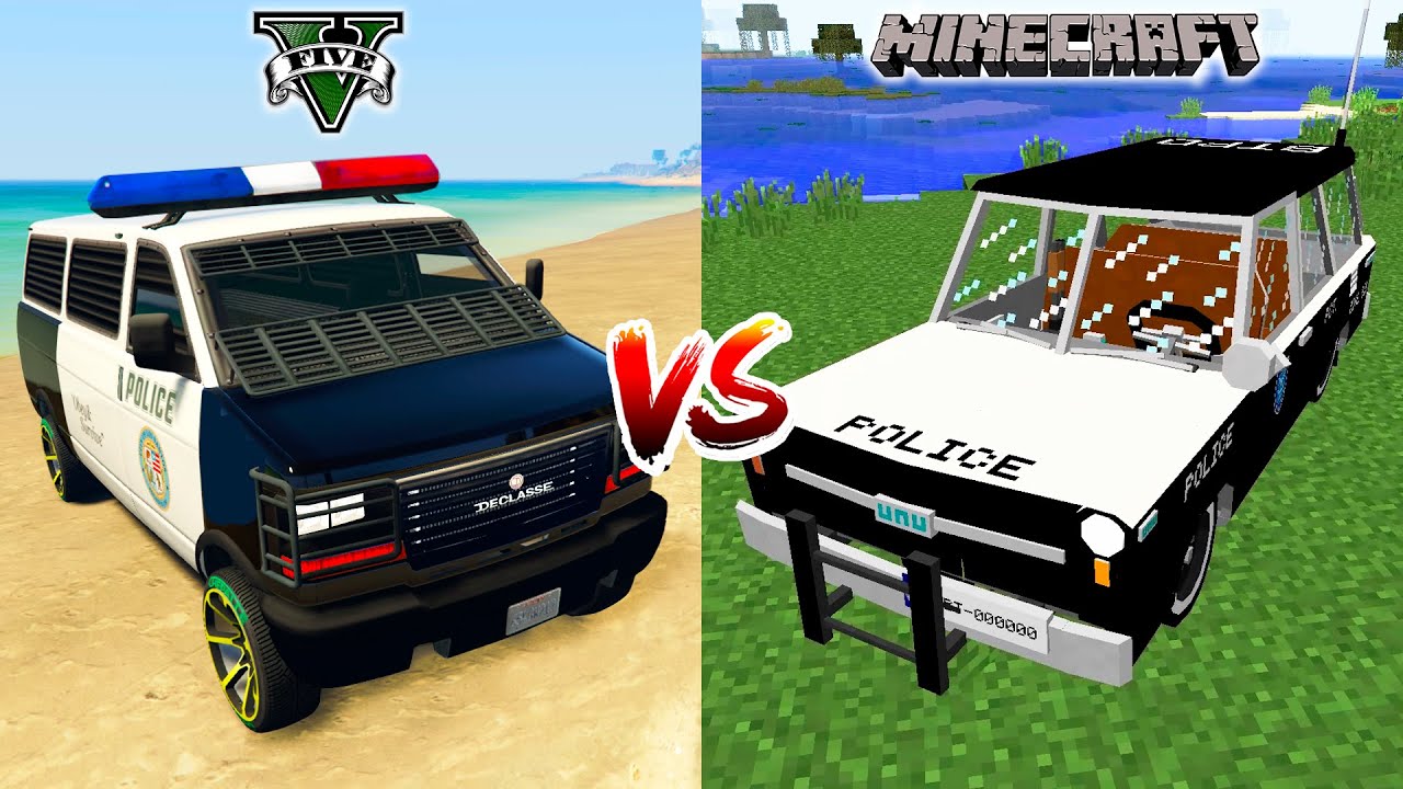Minecraft Police Car VS GTA 5 Police Van - Which is best? - Minecraft ...