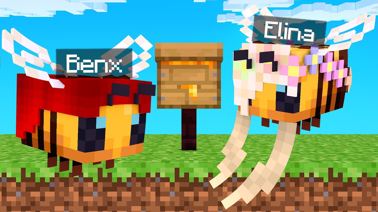 Minecraft, als BIENEN spielen! - Minecraft videos