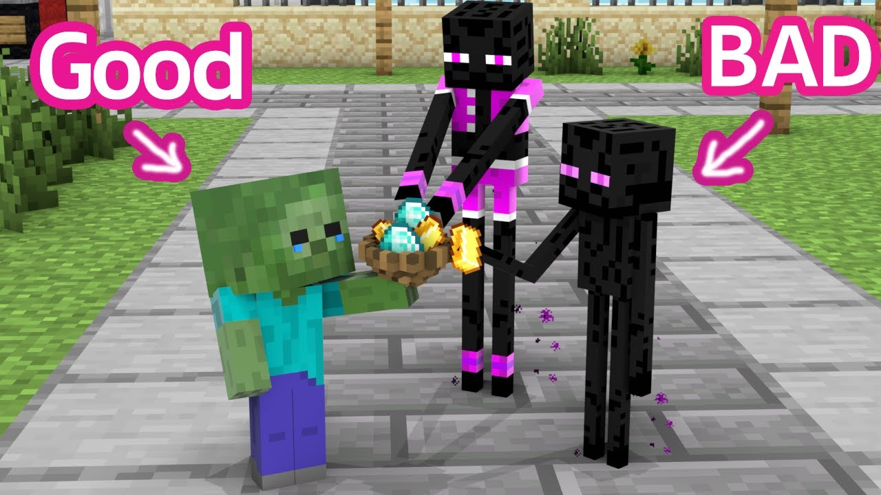 Monster School : Bad Baby Enderman and Good Baby Zombie - Sad Story ...