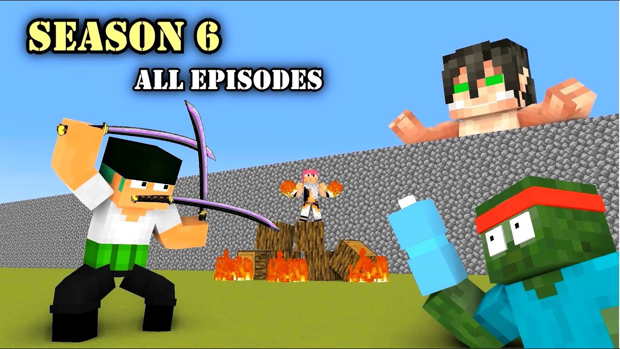 Monster School : SEASON 6 ALL EPISODES - Minecraft Animation ...