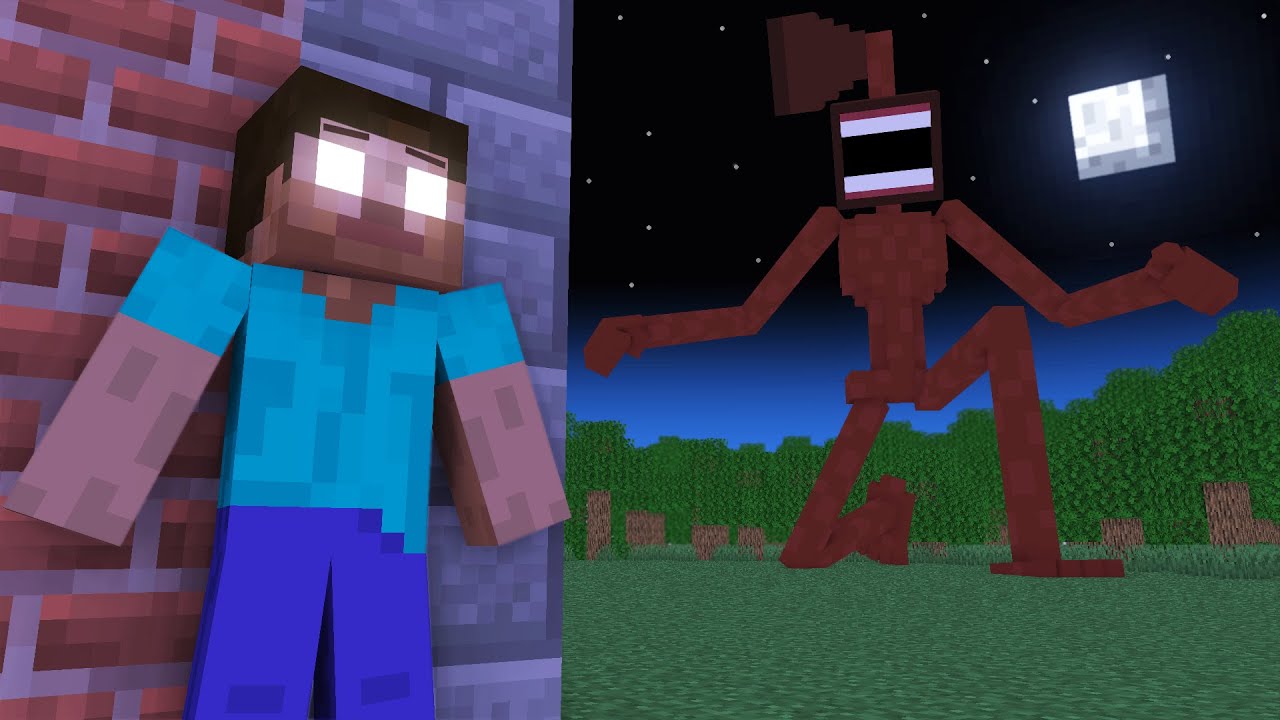 Monster School Siren Head Apocalypse Attack Part 1 Minecraft Animation Minecraft Videos