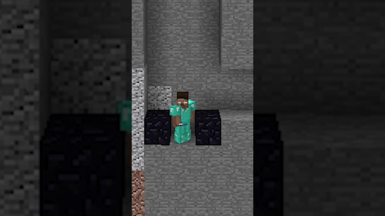 NOOB vs HACKER Mining for DIAMONDS in MINECRAFT! #shorts - Minecraft videos