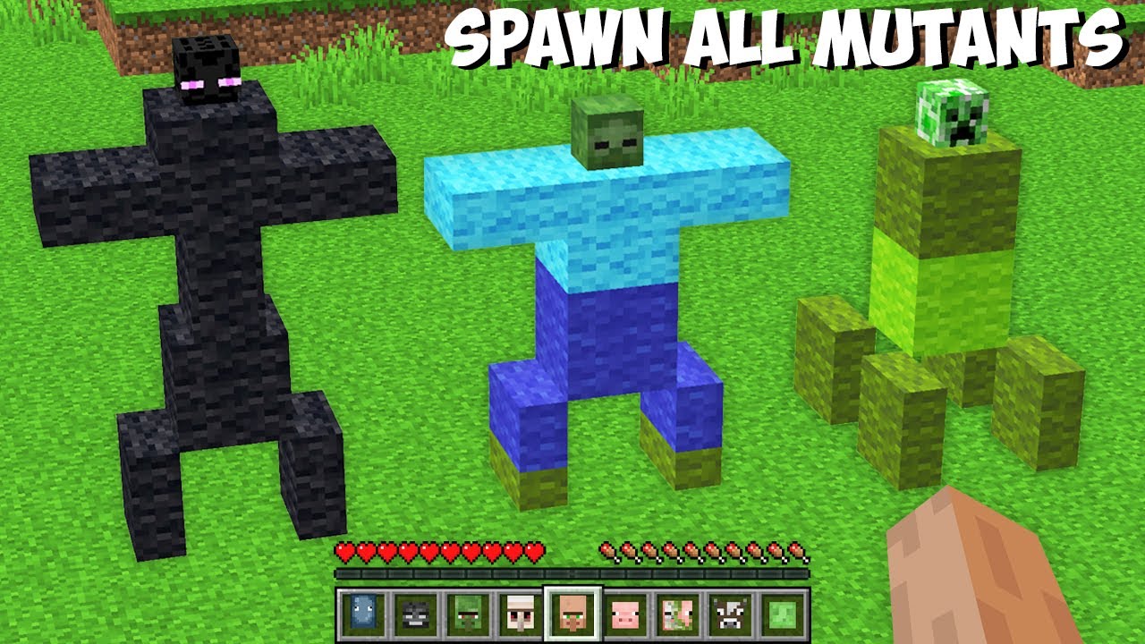 New SECRET WAY TO SPAWN ALL MUTANTS in Minecraft ! HOW TO SUMMON ...