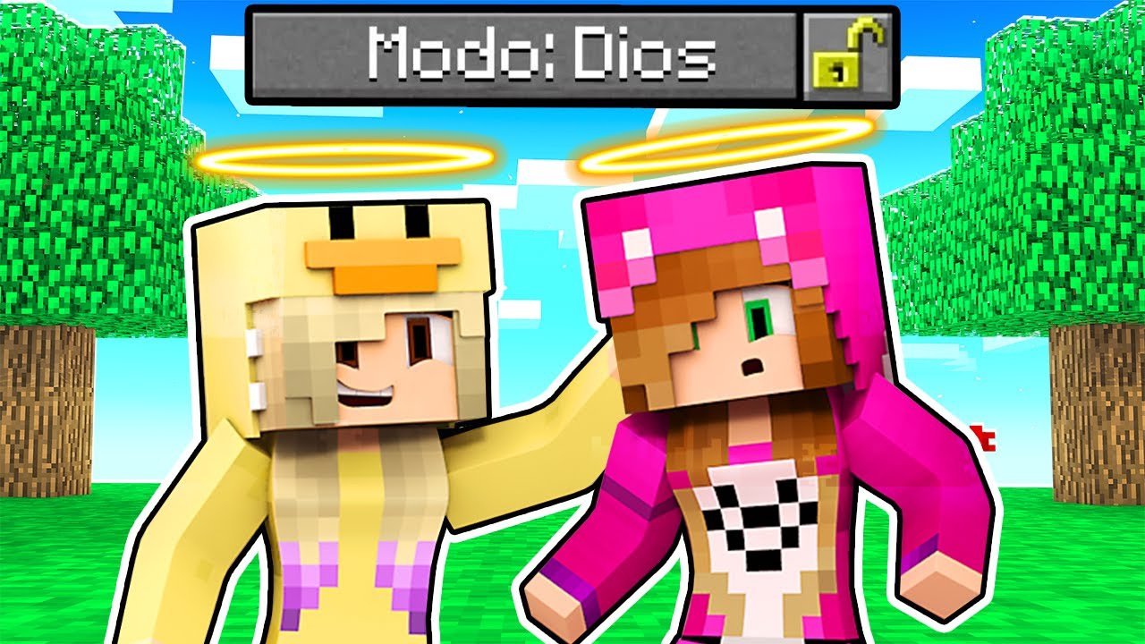 PASAMOS MINECRAFT EN MODO DIOS CON ELA!! - Minecraft videos