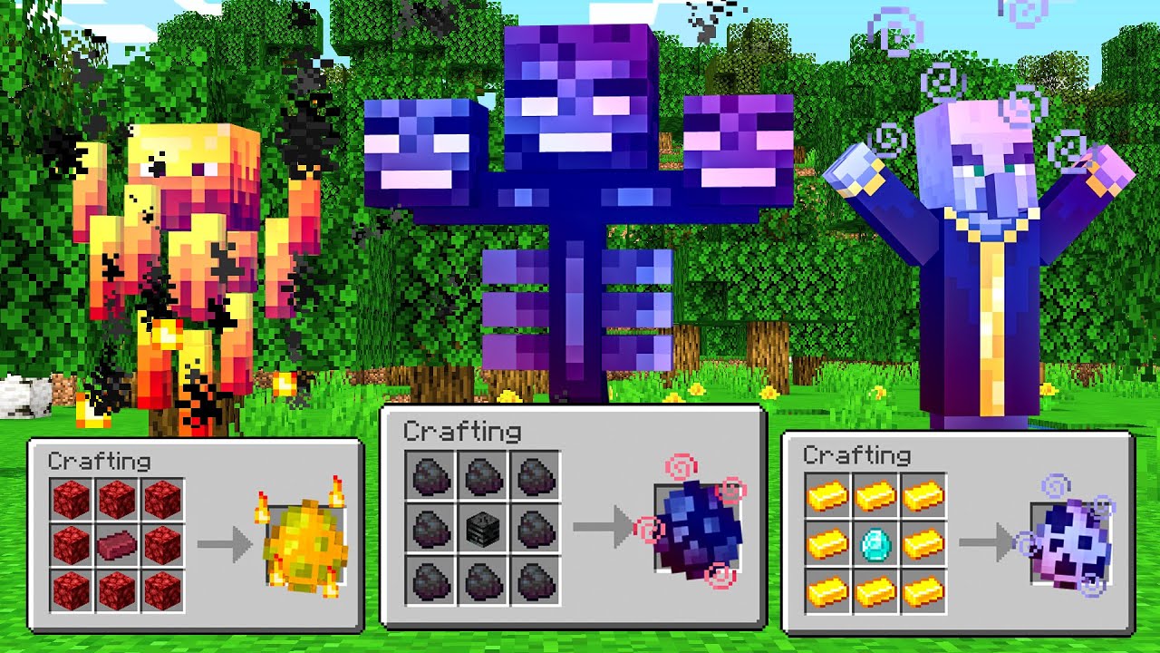 Paso Minecraft pero Puedo Craftear Mobs OP - Minecraft videos