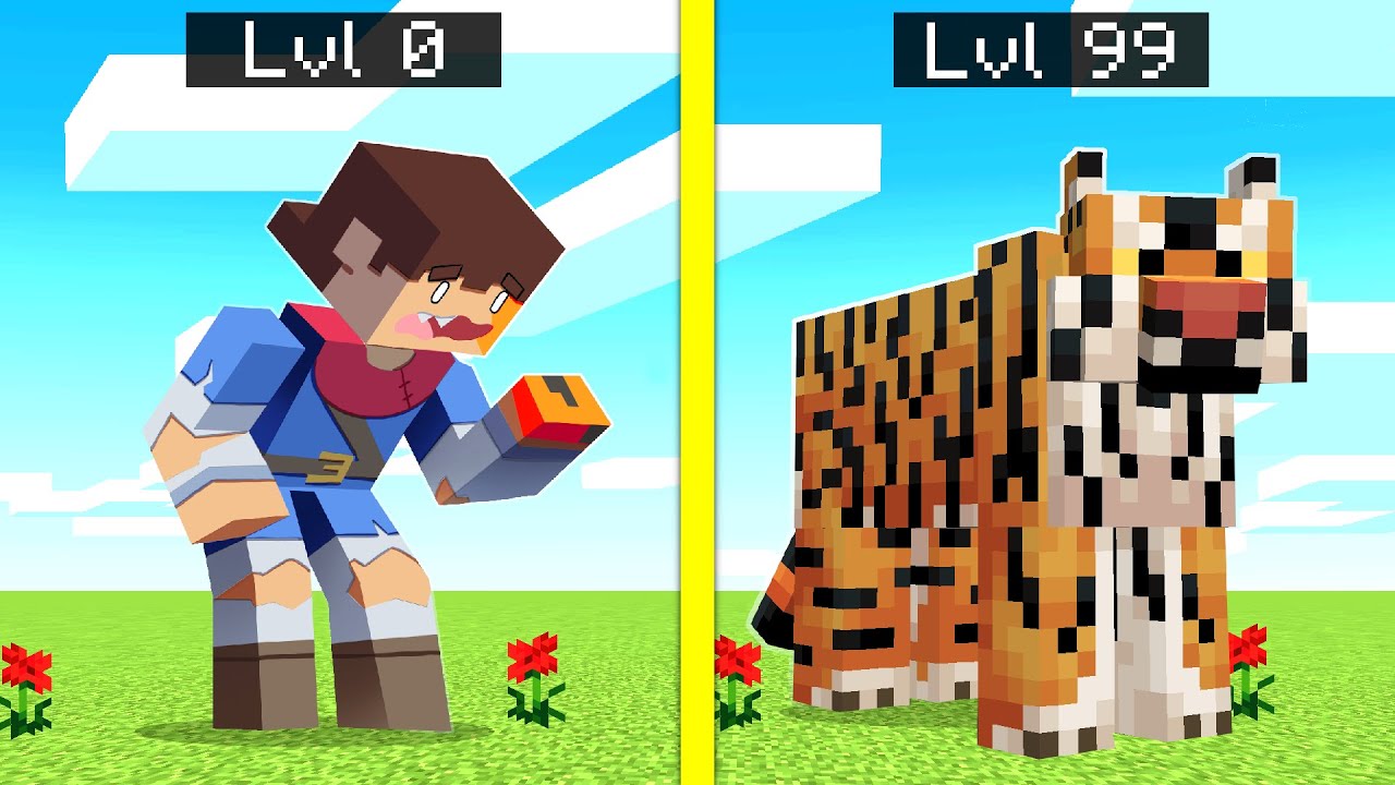 Playing As EVERY ANIMAL In Minecraft! - Minecraft videos