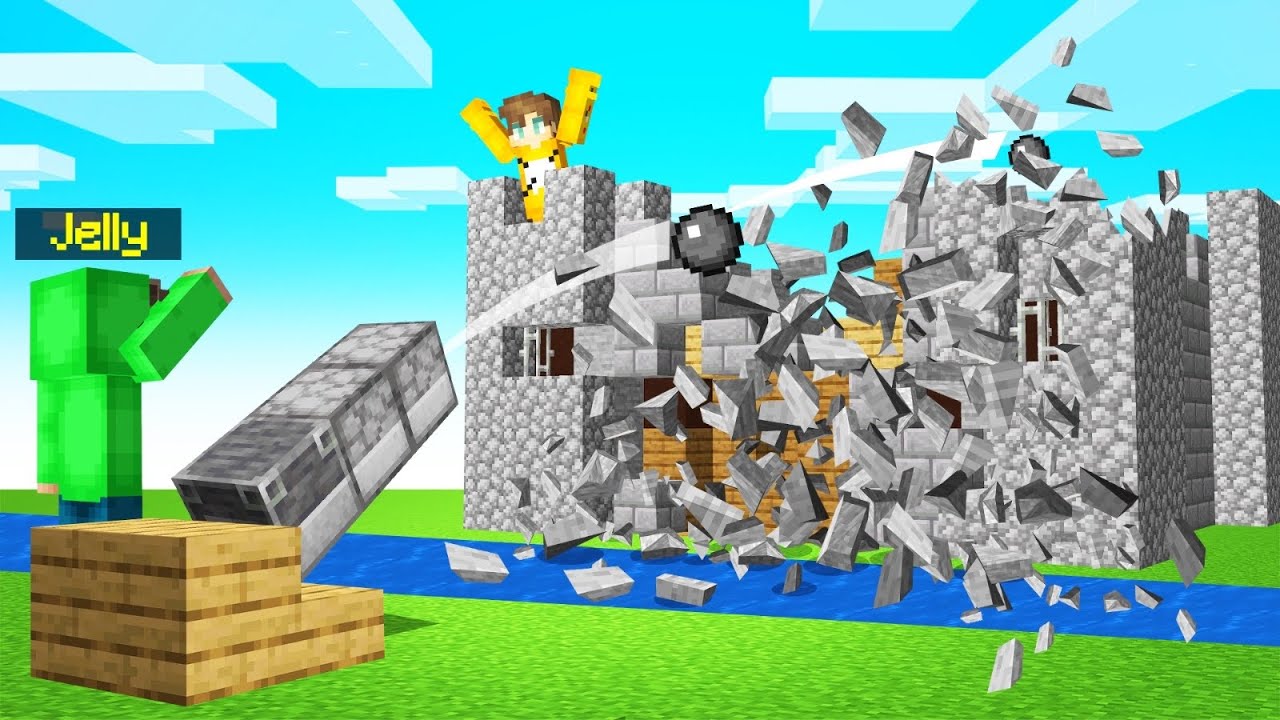 Playing MINECRAFT With *NEW* REALISTIC PHYSICS... - Minecraft videos