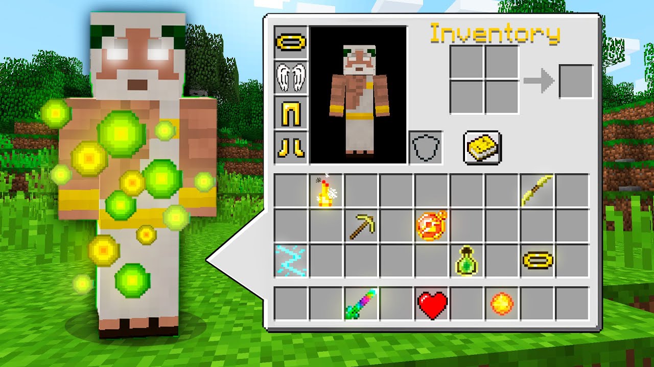 What INSIDE INVENTORY in GOD ?!! MINECRAFT INVENTORY CHALLENGE ...