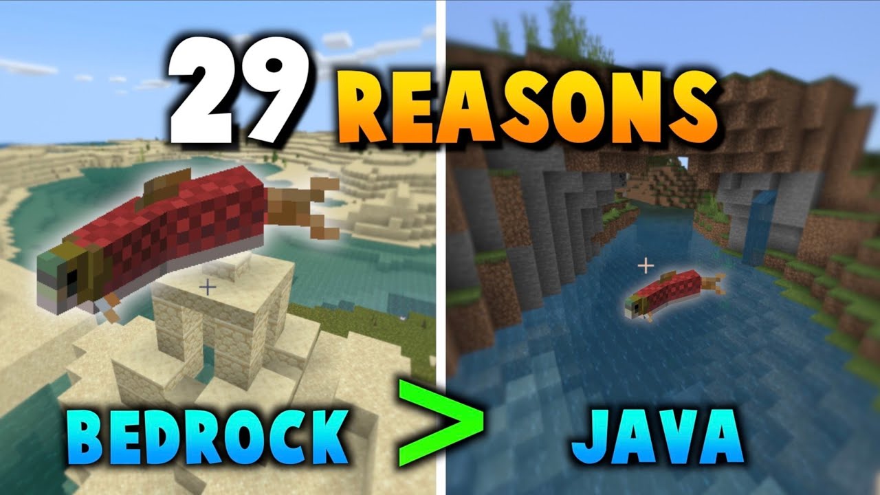 29 Reasons Minecraft Bedrock Is OBJECTIVELY THE BEST - Minecraft videos