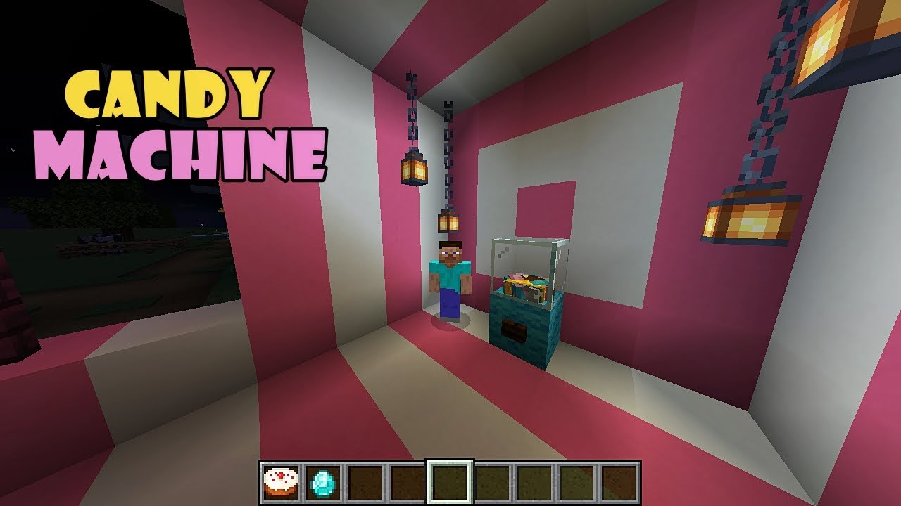 Candy Machine in Minecraft | Tutorial - Minecraft videos