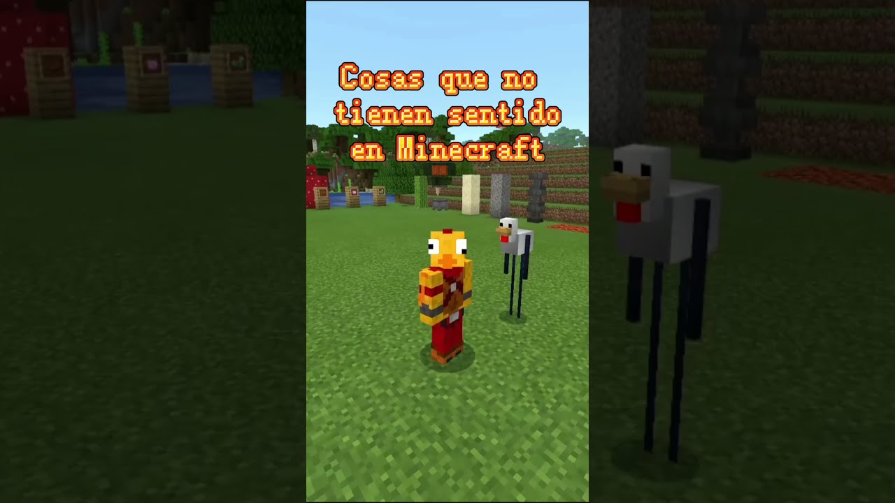 Cosas que no tienen sentido en Minecraft | Parte 2 #Minecraft #Short ...