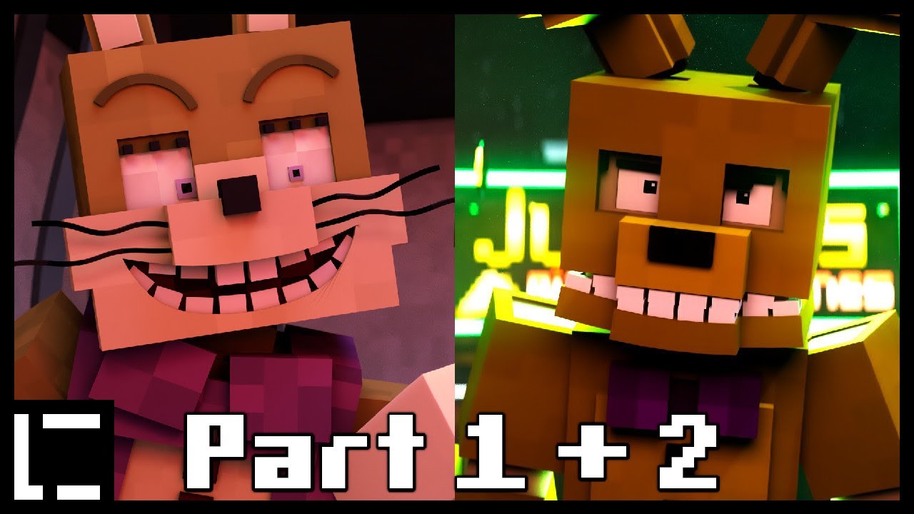 FNAF Minecraft Animation Movie "Drawn to the Bitter" [Parts 1 and 2 ...