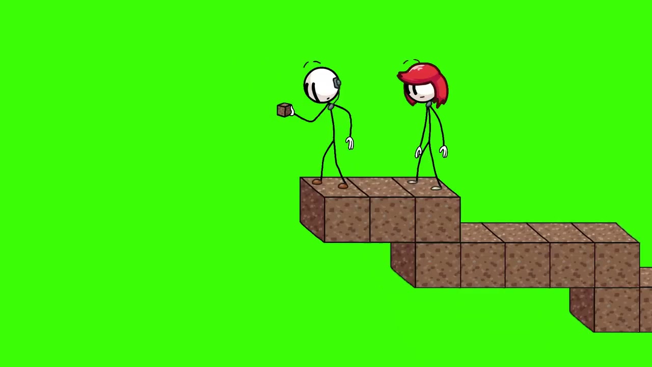 Henry Stickmin Plays Minecraft in Greenscreen - Minecraft videos