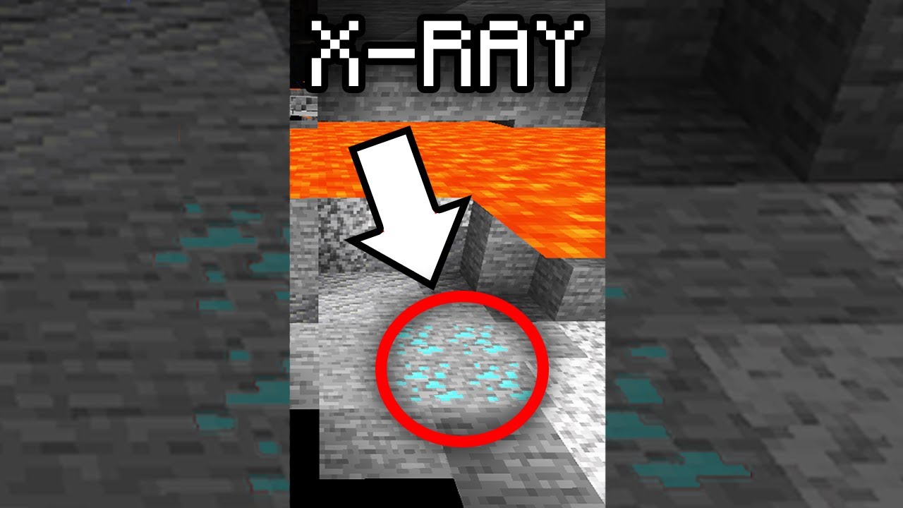 How to Xray In Minecraft 1.17! #shorts - Minecraft videos