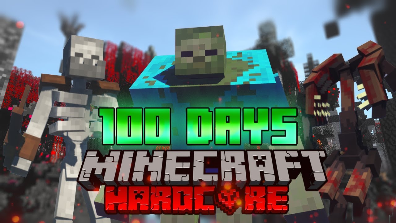 I Survived 100 Days in a Radioactive Wasteland on Minecraft... Here's ...