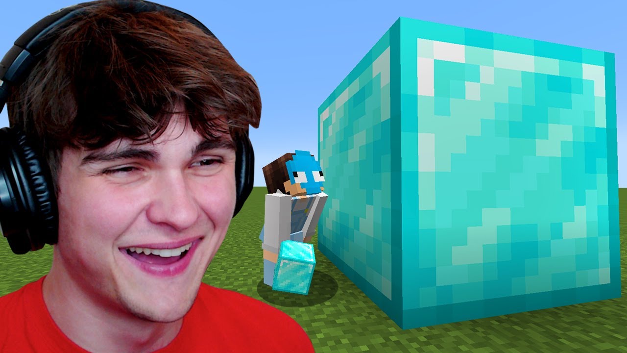 Minecraft, But Blocks Are Giant... - Minecraft videos