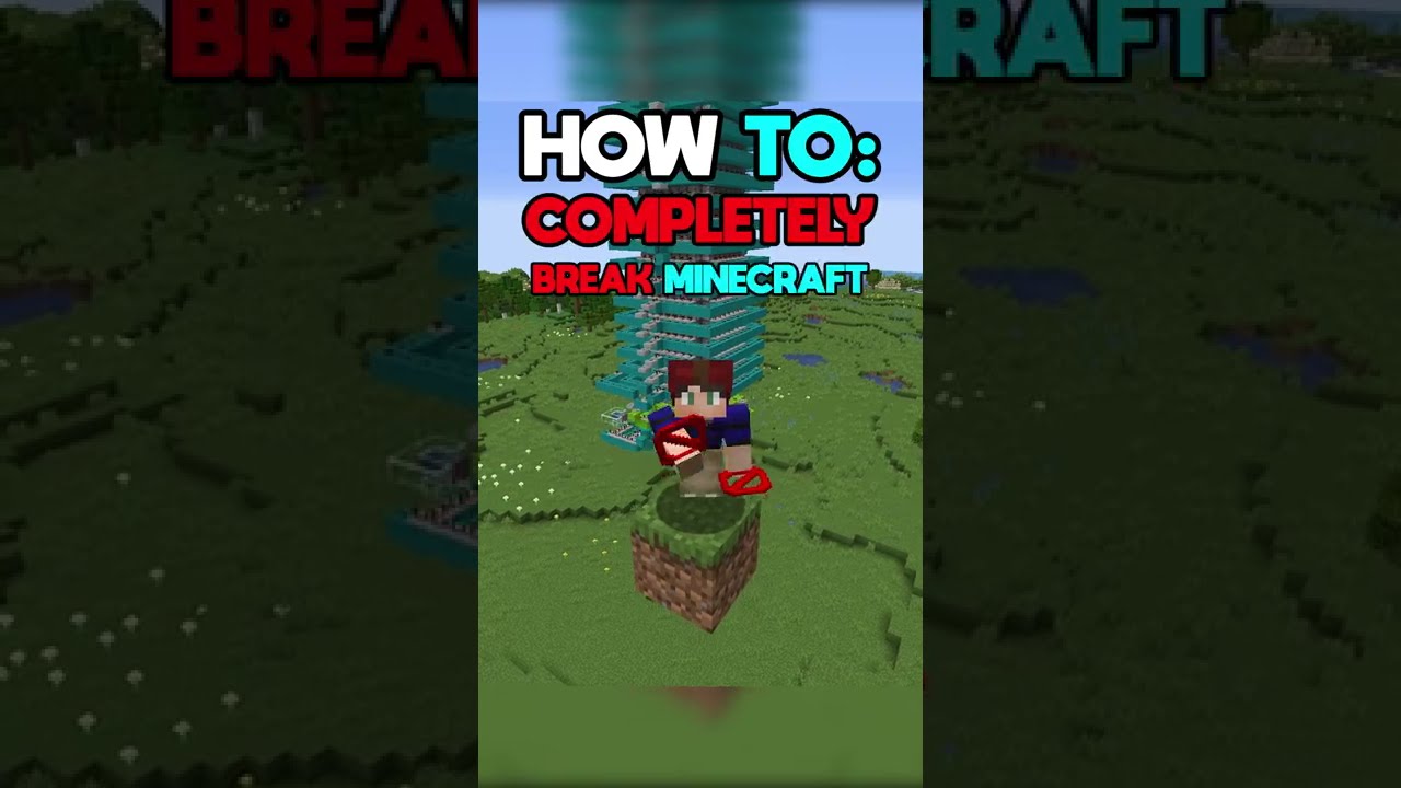 Minecraft: How To COMPLETELY Break Minecraft - Minecraft videos