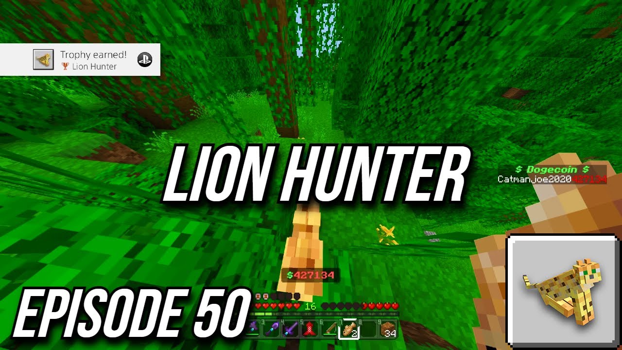 Minecraft Lion Hunter - Achievement Guide! #Shorts - Minecraft videos