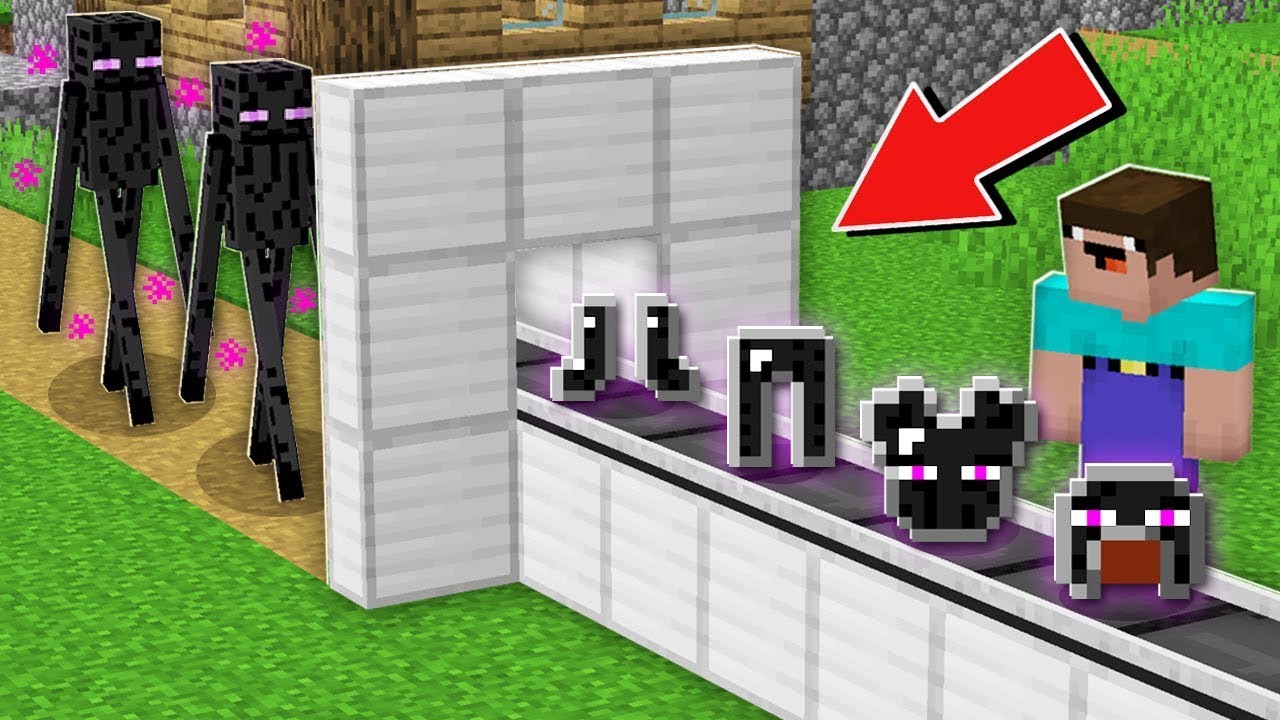 Minecraft NOOB vs PRO: WHY NOOB CREATE RAREST ENDERMAN ARMOR IN VILLAGE ...