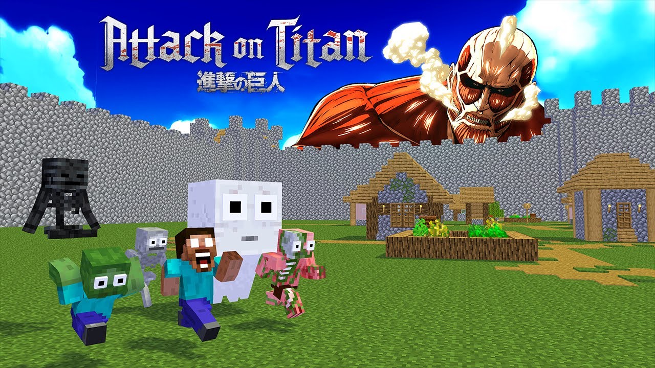 Monster School : Attack On Titan - Funny Minecraft Animation ...