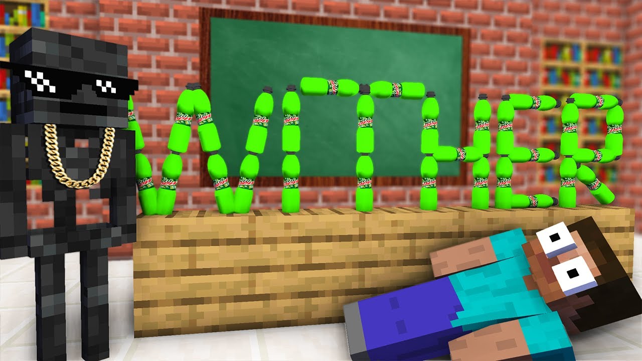 Monster School : BOTTLE FLIP CHALLENGE - Funny Minecraft Animation ...
