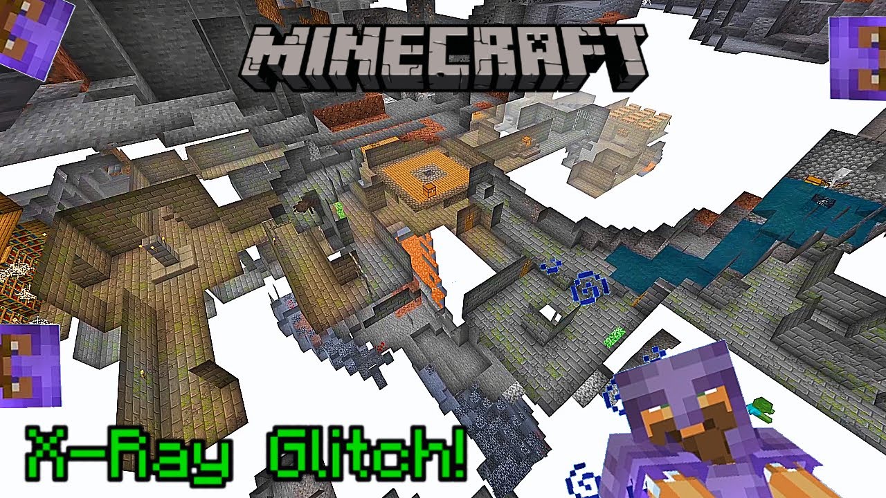 *NEW* Minecraft Bedrock X-ray Glitch! (VERY SIMPLE) MCPE,XBOX,PS,PC ...