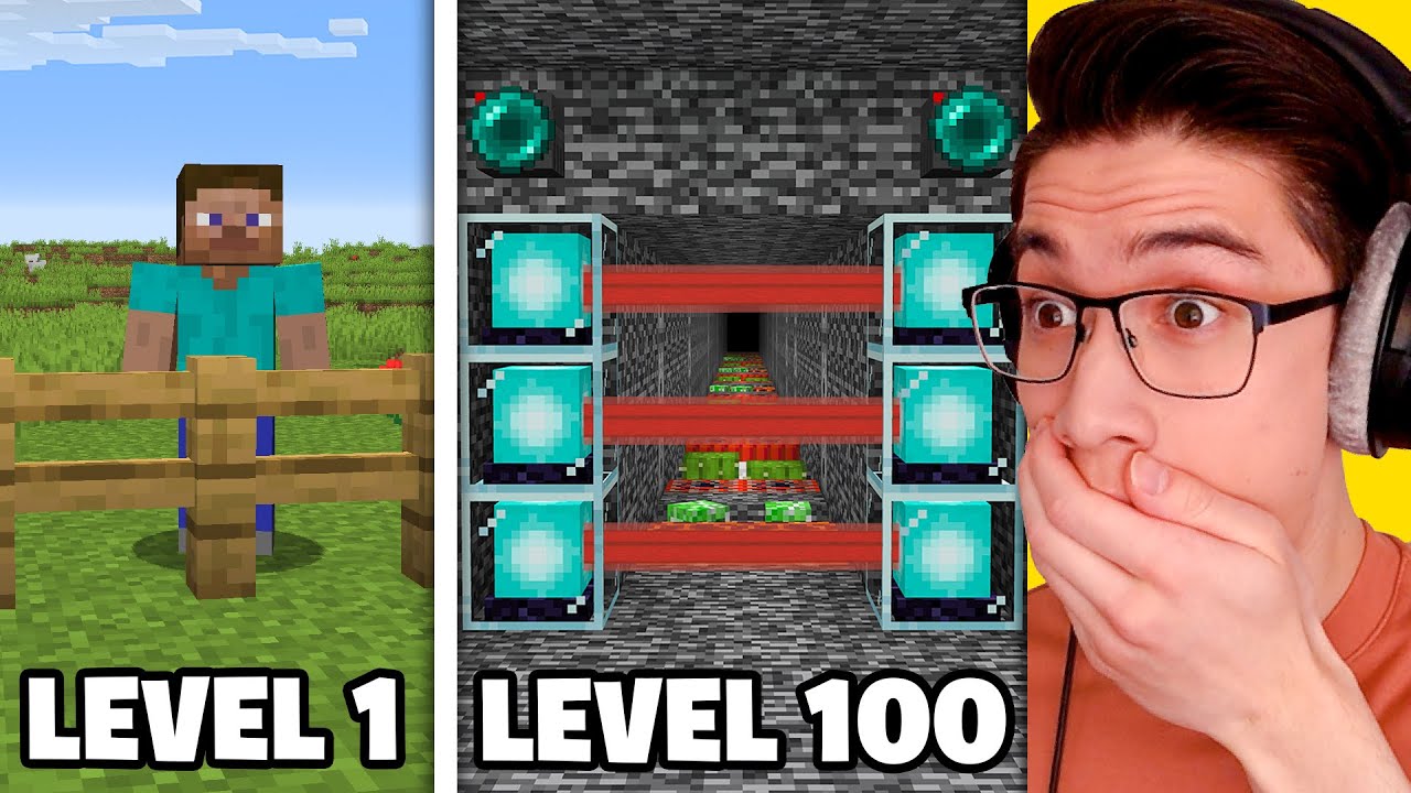 Testing Minecraft Base Defenses From Level 1 to Level 100 - Minecraft ...