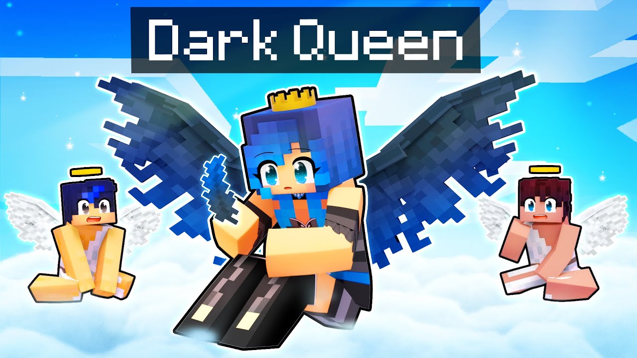 The DARK ANGEL That Became A QUEEN In Minecraft! - Minecraft videos