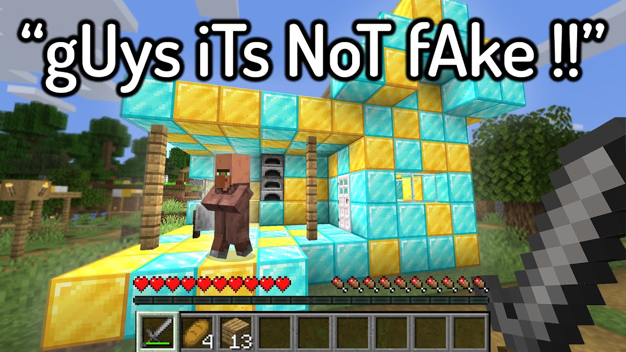 The Most HILARIOUS FAKE Minecraft Speedruns... - Minecraft videos