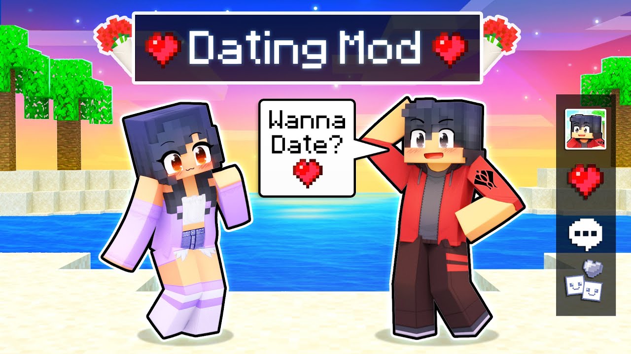 Using The DATING MOD In Minecraft! - Minecraft videos