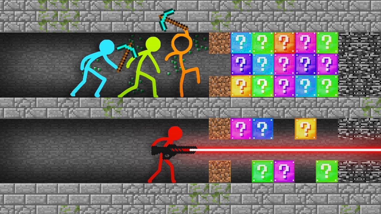 Watergirl and Fireboy Animation vs Minecraft Shorts Stickman vs ...