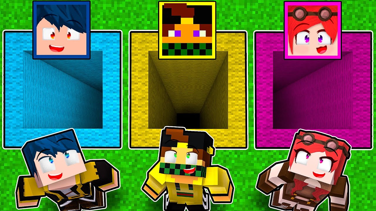BUCO DI STEF VS BUCO DI MARCY VS BUCO DI PHERE! - MINECRAFT - Minecraft ...