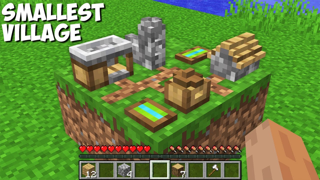 HOW to FOUND SMALLEST VILLAGE in Minecraft ??? TINY VILLAGE ...