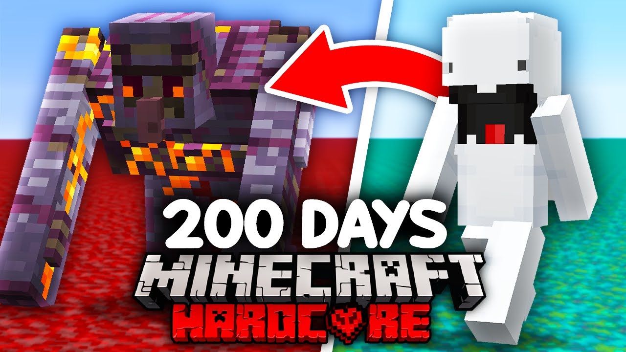 I Survived 200 Days as a SHAPESHIFTER in Minecraft... - Minecraft videos
