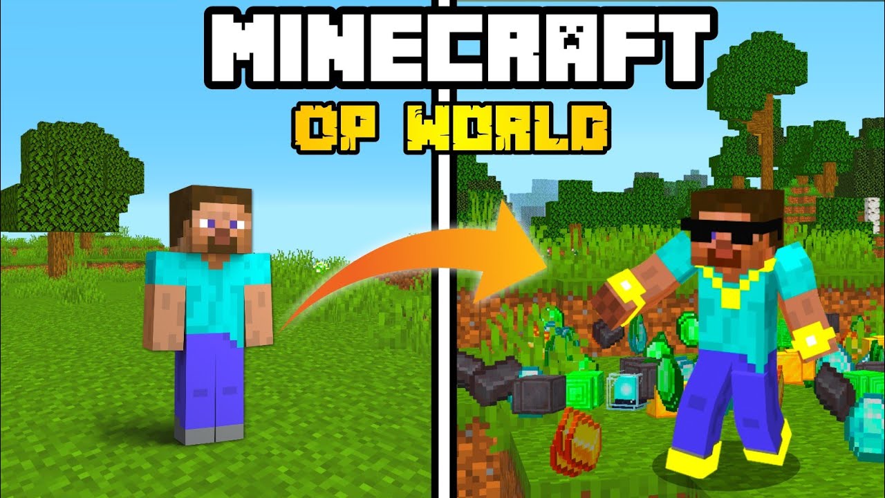 I Survived in OP world | Minecraft | Hindi - Minecraft videos