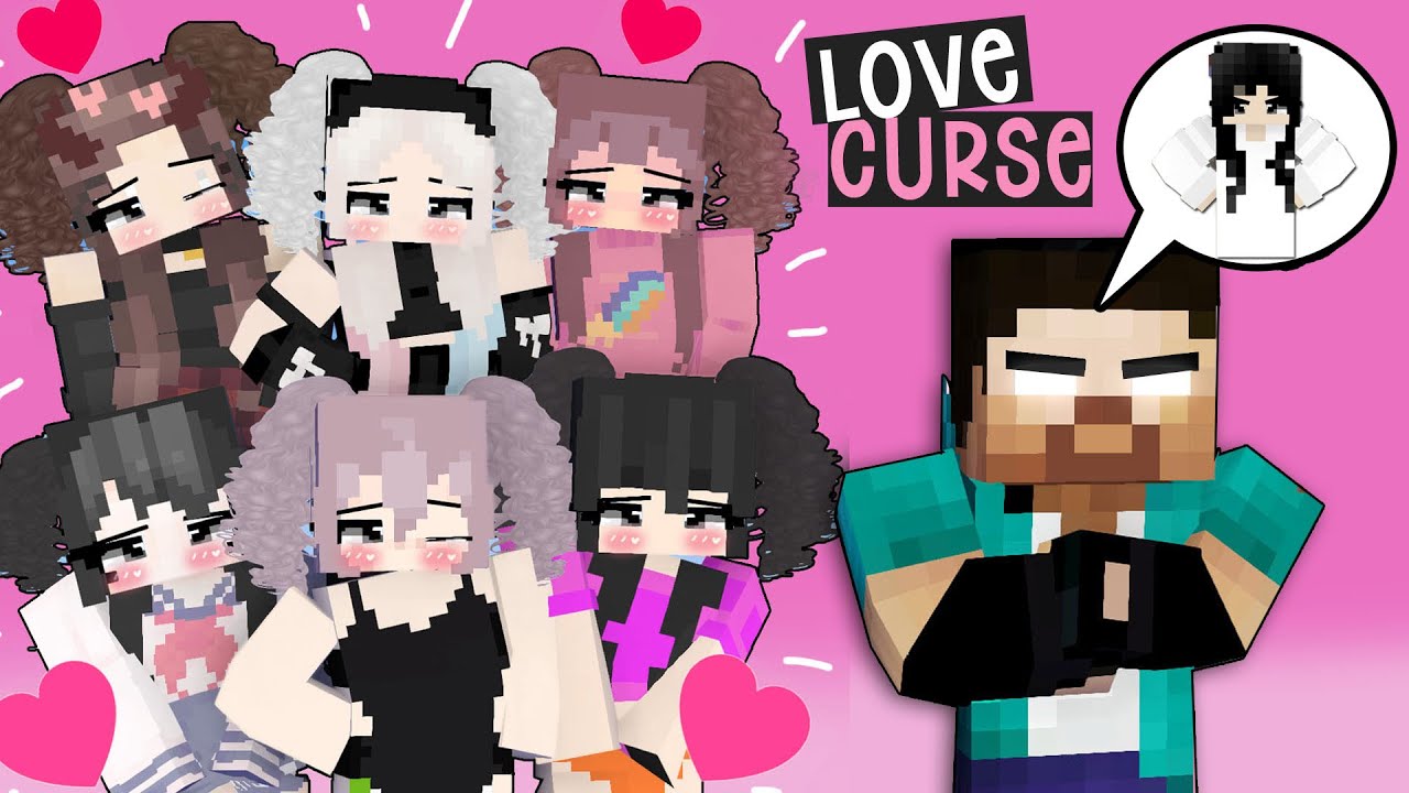 LOVE CURSE - WITH CUTE MINECRAFT GIRLS AND HEROBRINE BROTHERS - MONSTER ...