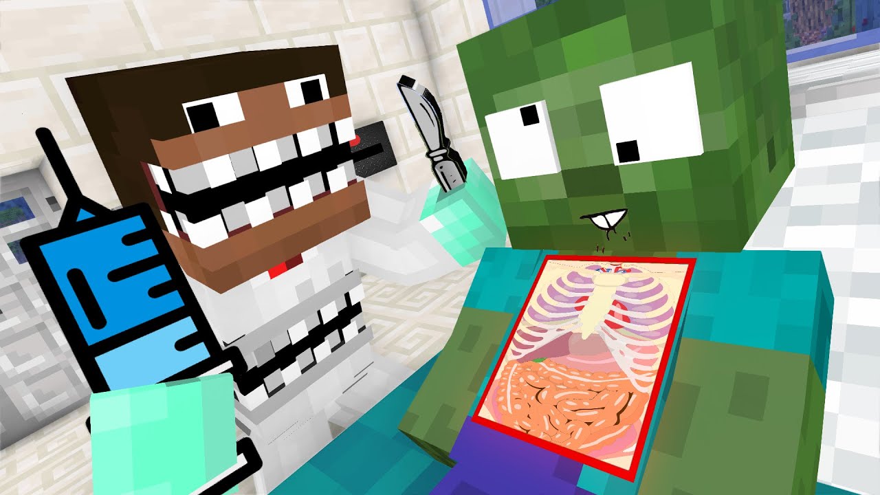 MONSTER SCHOOL|| DENTIST NOOB CHALLENGE OPERATION 2 (Dr.NOOB ...