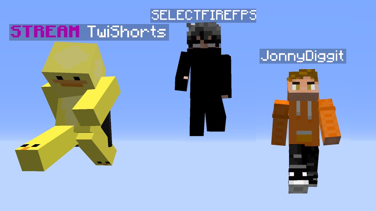 Meet my Youtuber friend group! (Minecraft) - Minecraft videos