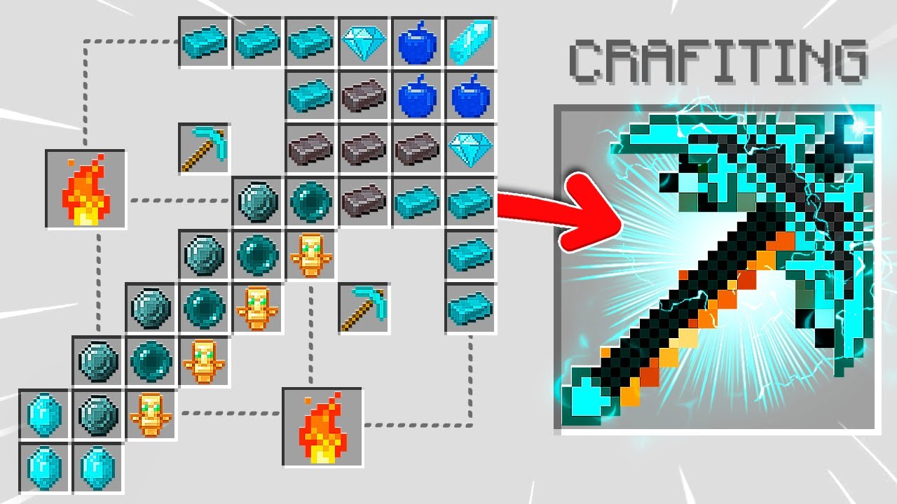 Minecraft, But I Can Craft $1,000,000 GOD PICKAXE...... - Minecraft videos